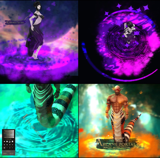 Second Life Marketplace - -Elemental- 'Arcane Portal' Aura System